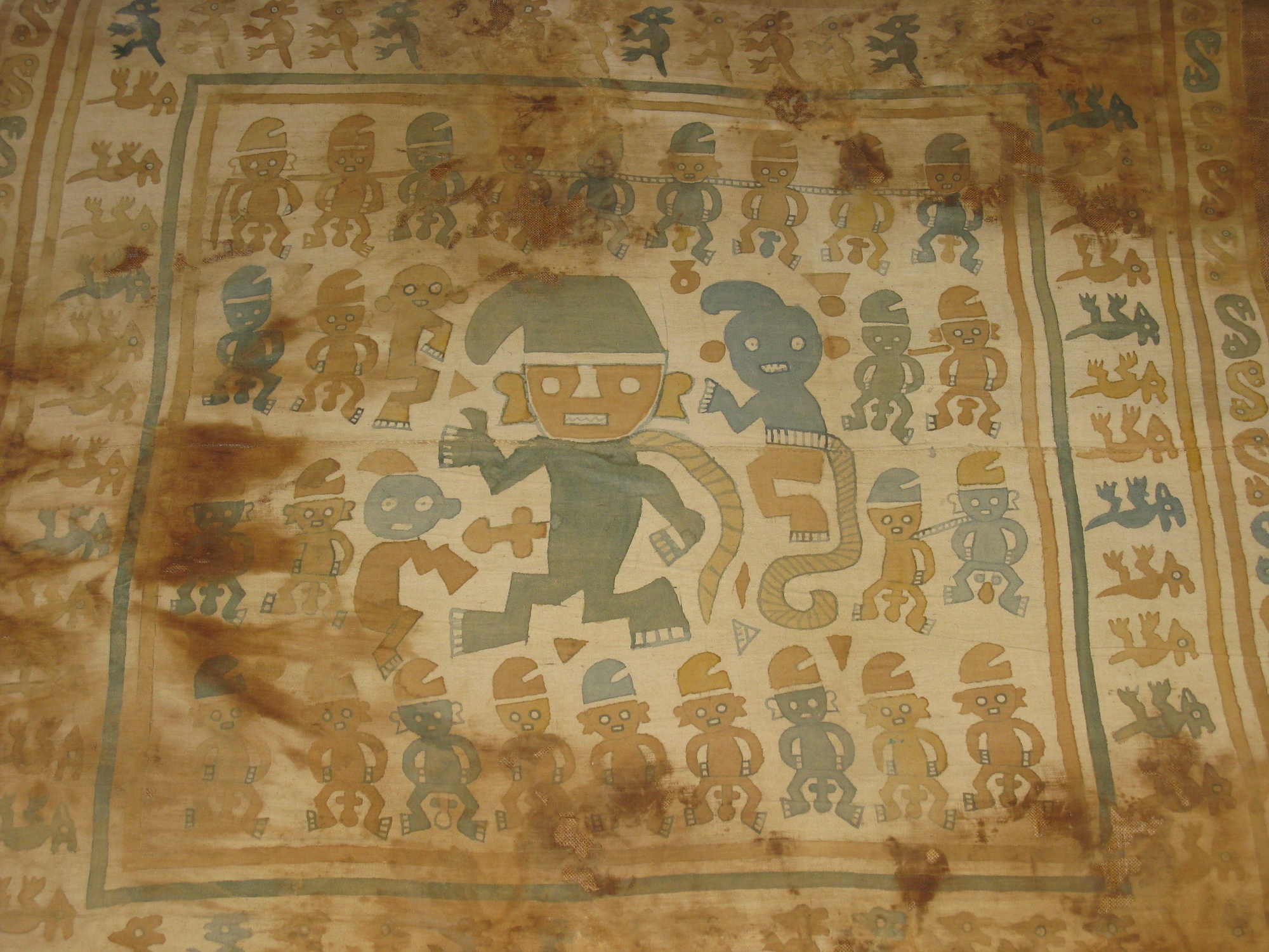 Chimu Prisoner Textile - The Menil Collection